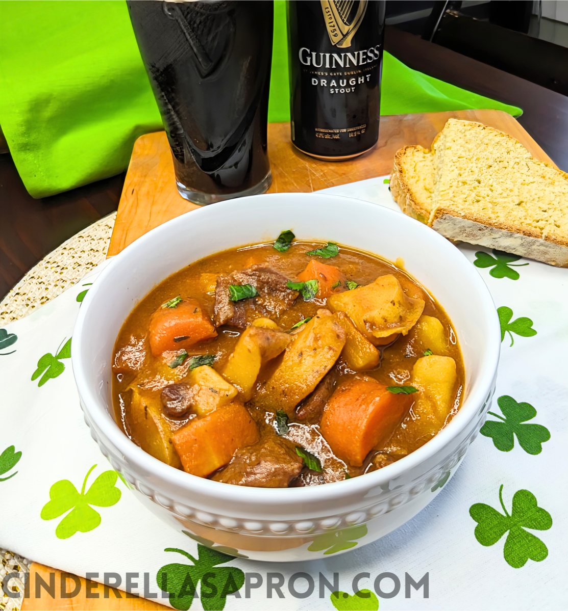 Irish Beef and Guinness Stew – Cinderella's Apron